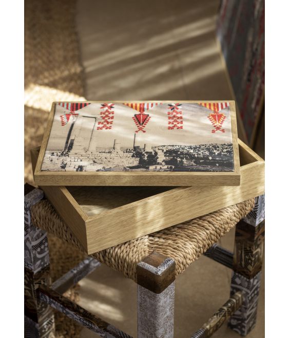 Amman Wooden Box with Embroidery