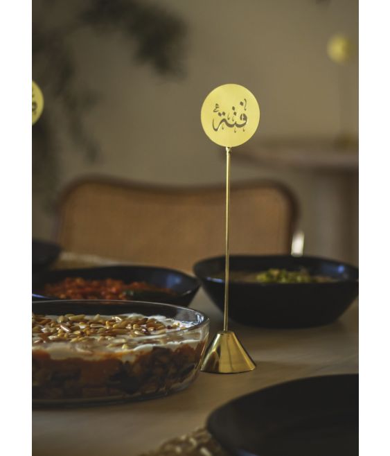 Engraved Metal Food Label Stand